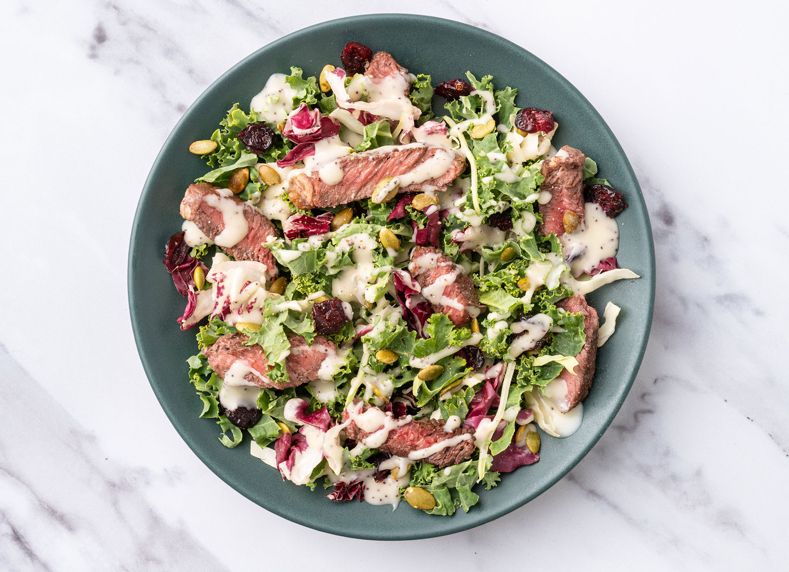 Ribeye Steak Sweet Kale Salad | Hungryroot