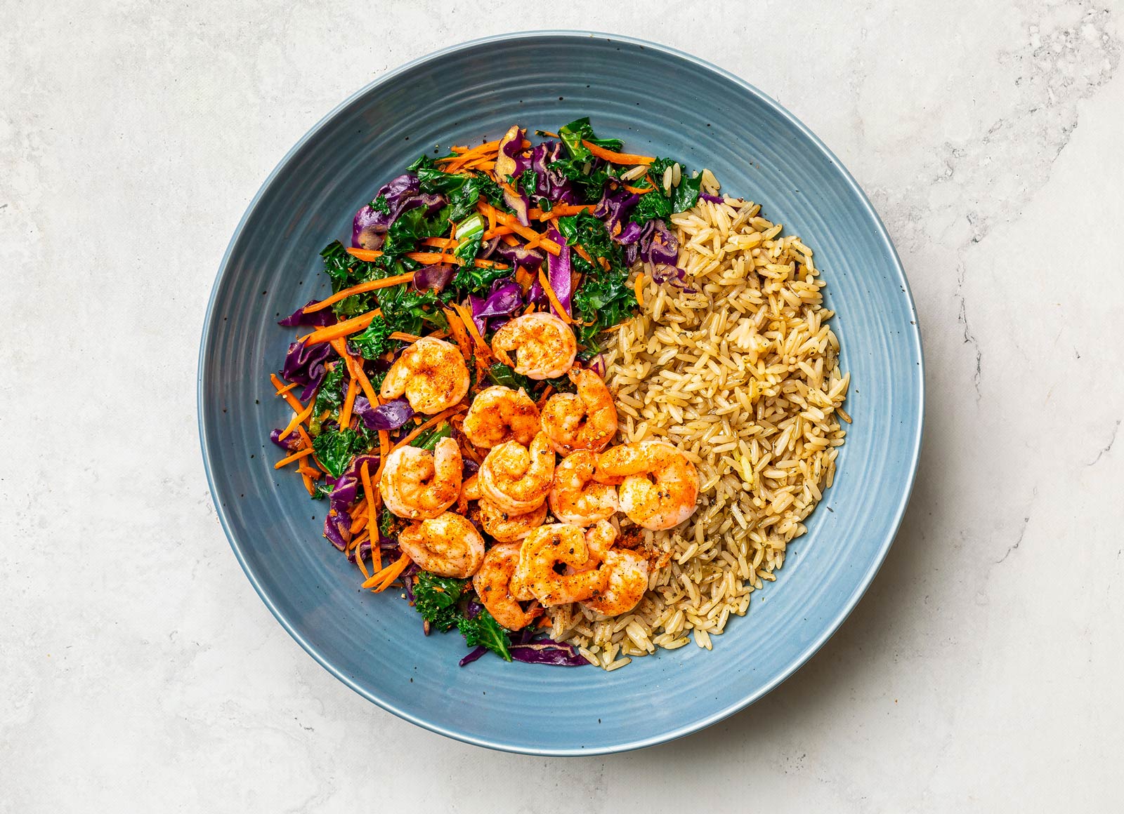 Zesty Shrimp Cilantro Lime Rice Bowl | Hungryroot