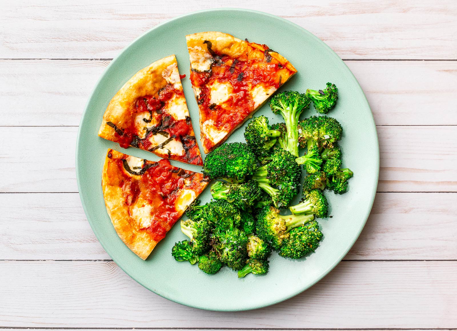 Margherita Pizza + Broccoli | Hungryroot