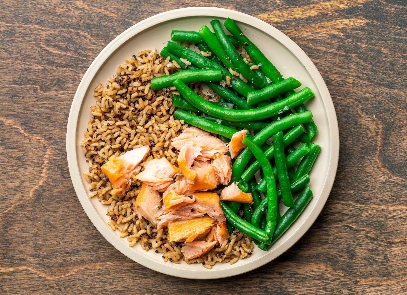 Smoked Roasted Salmon with Green Beans | Hungryroot