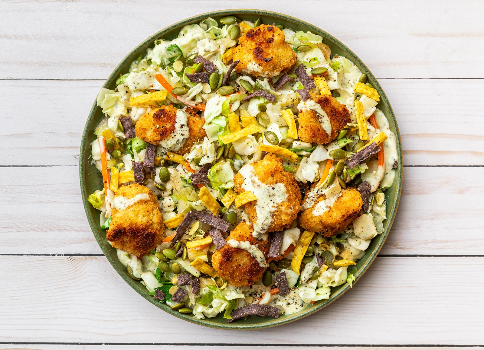 Crispy Chicken Southwest Salad | Hungryroot