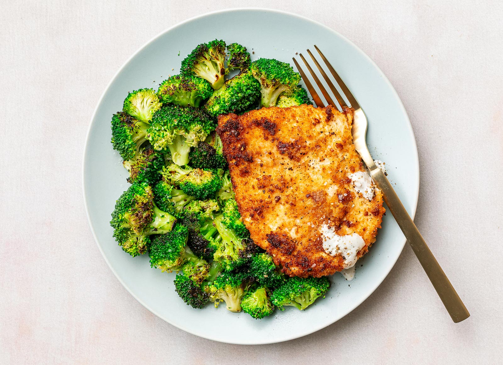 Crispy Baked Chicken Breast + Broccoli | Hungryroot