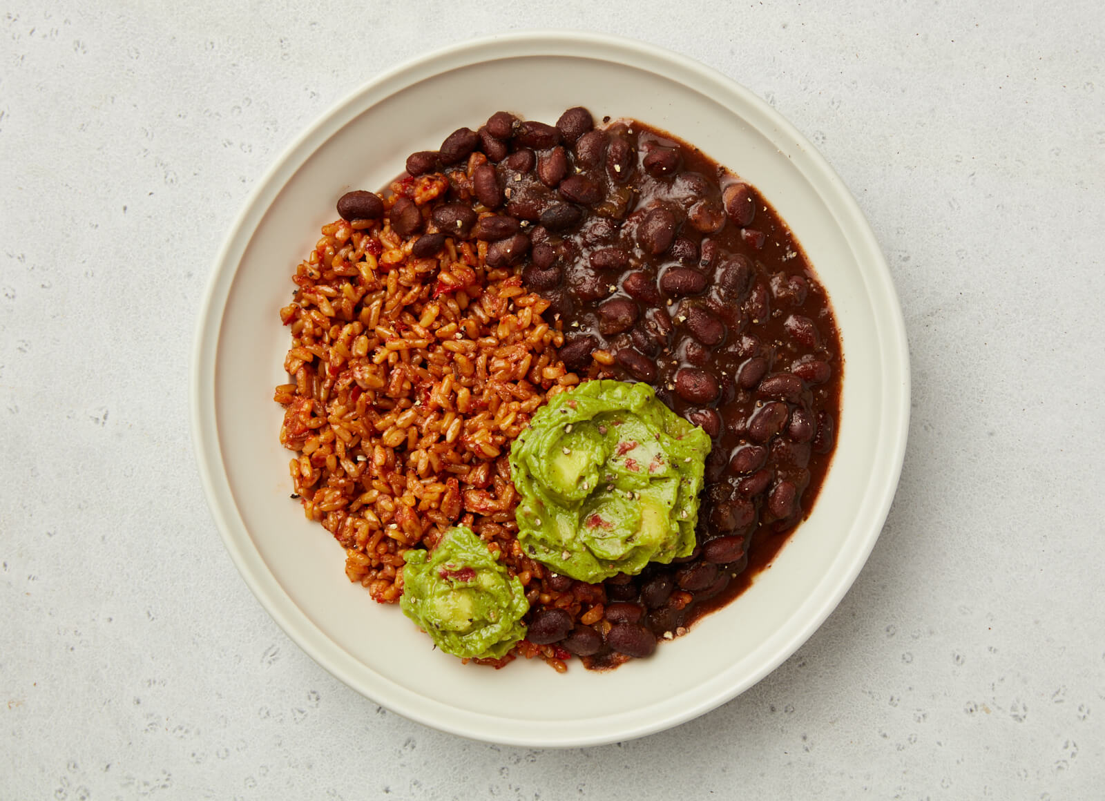 Mexican Rice + Black Beans with Guac | Hungryroot