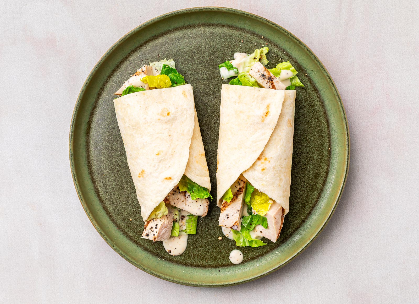 Creamy Asiago Chicken Wrap | Hungryroot