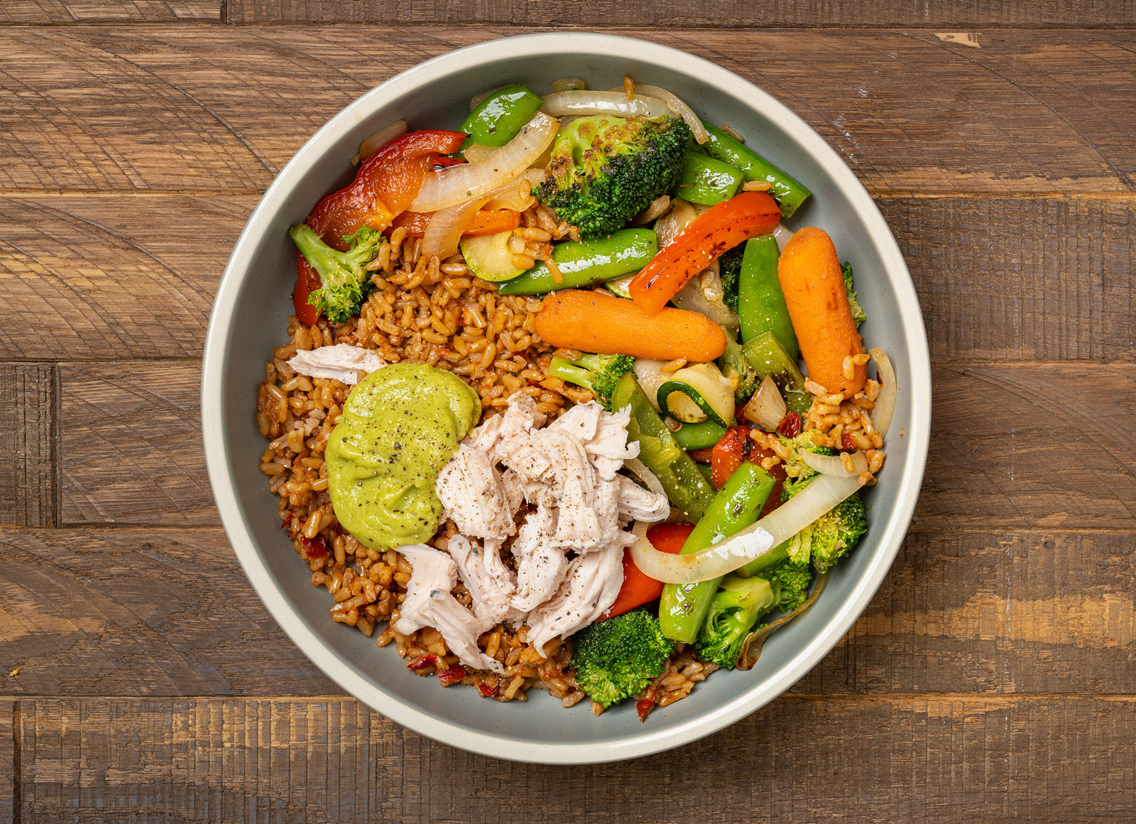 Chicken + Veggie Mexican Rice Bowl | Hungryroot