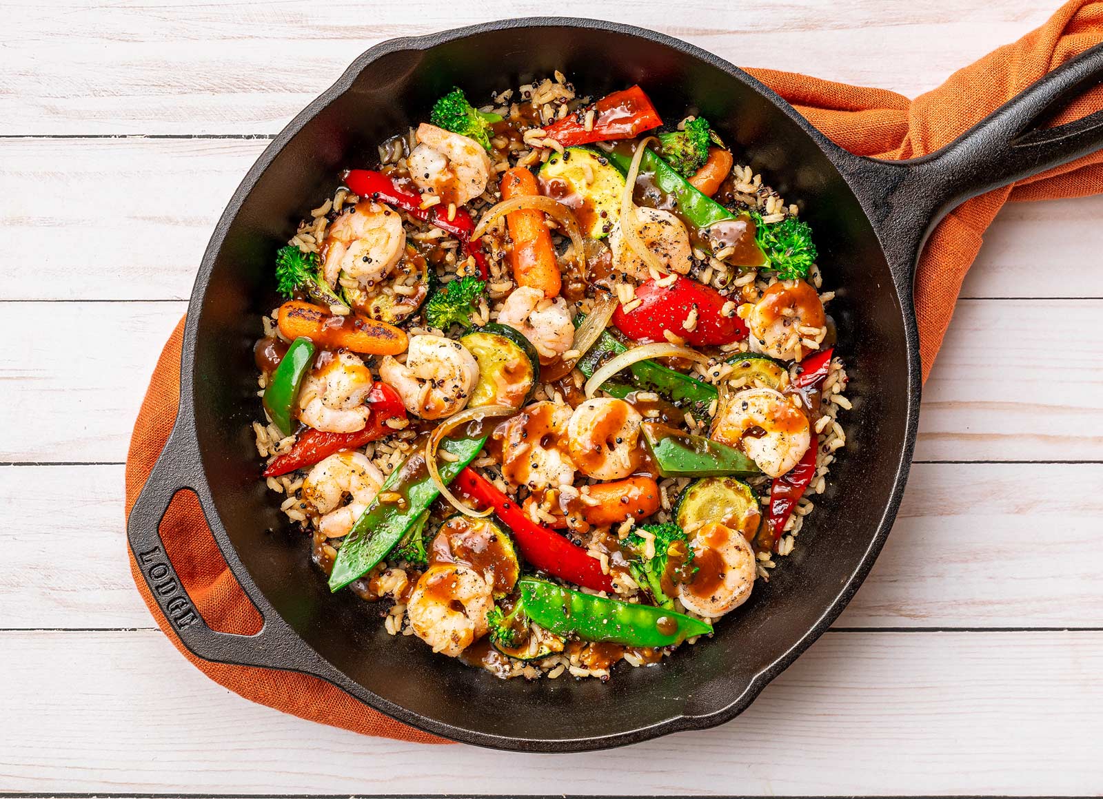 Citrussy Shrimp Fried Rice | Hungryroot