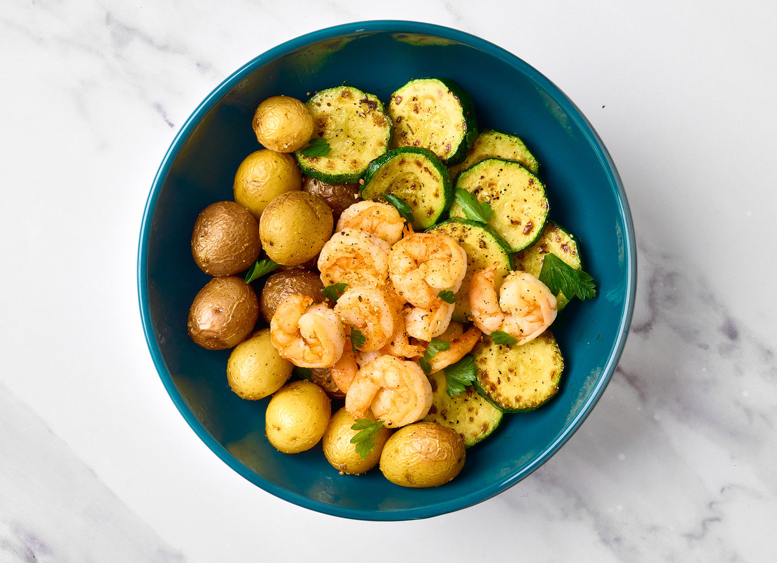 Summery Shrimp Veggie Bowl | Hungryroot