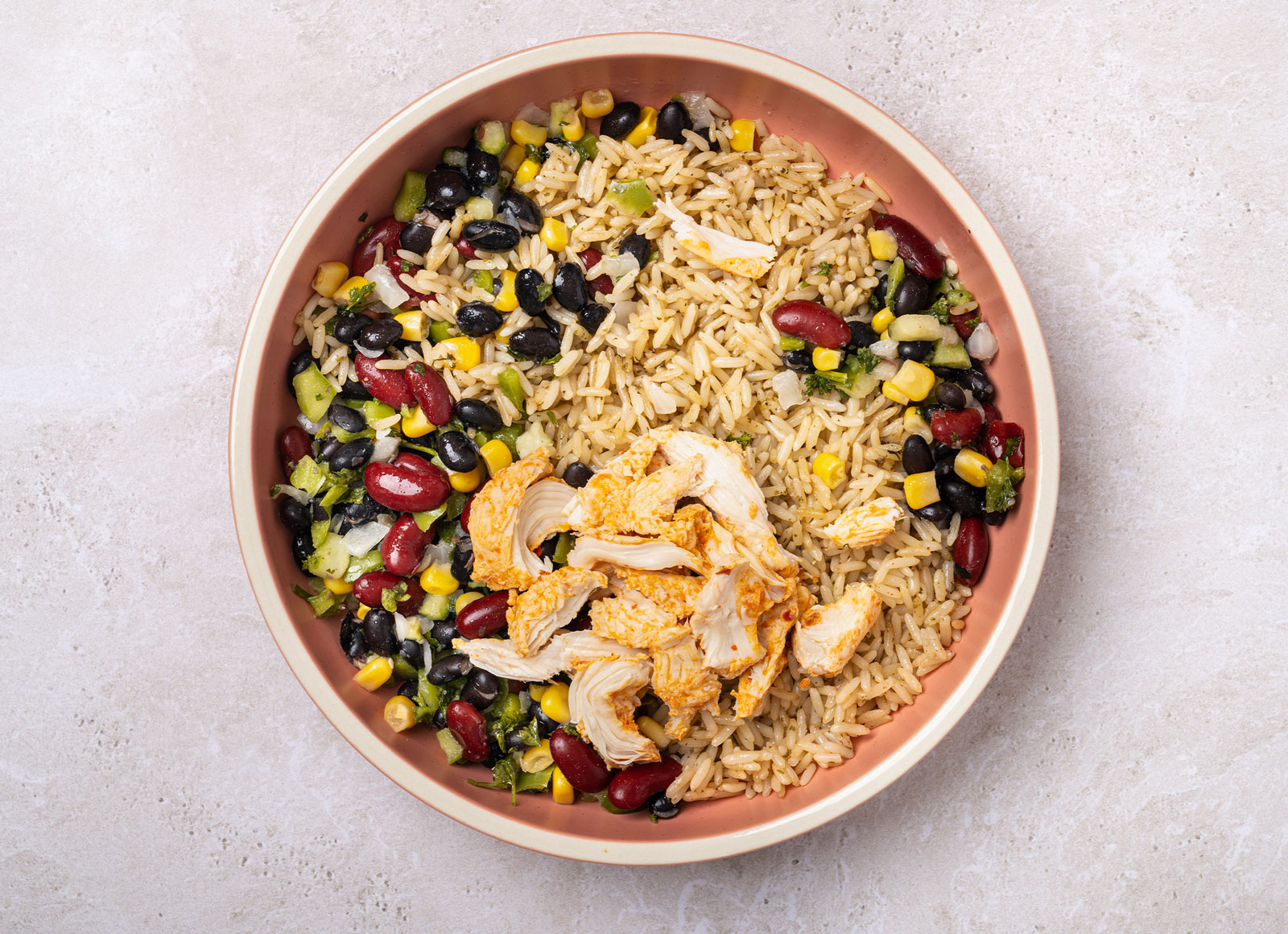 Chile Chicken + Corn Cilantro Rice Bowl | Hungryroot