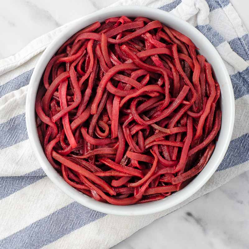 Balsamic Beet Noodles | Hungryroot