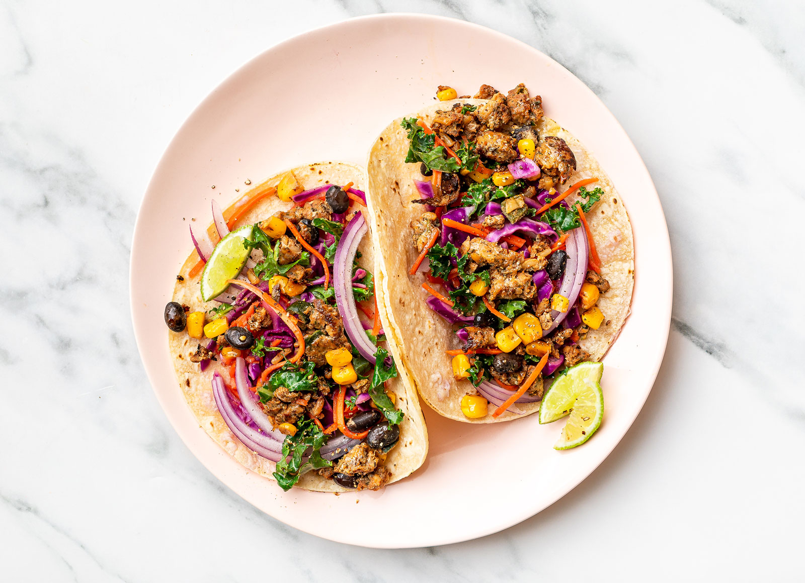 Southwest Chicken Tacos with Rainbow Slaw | Hungryroot