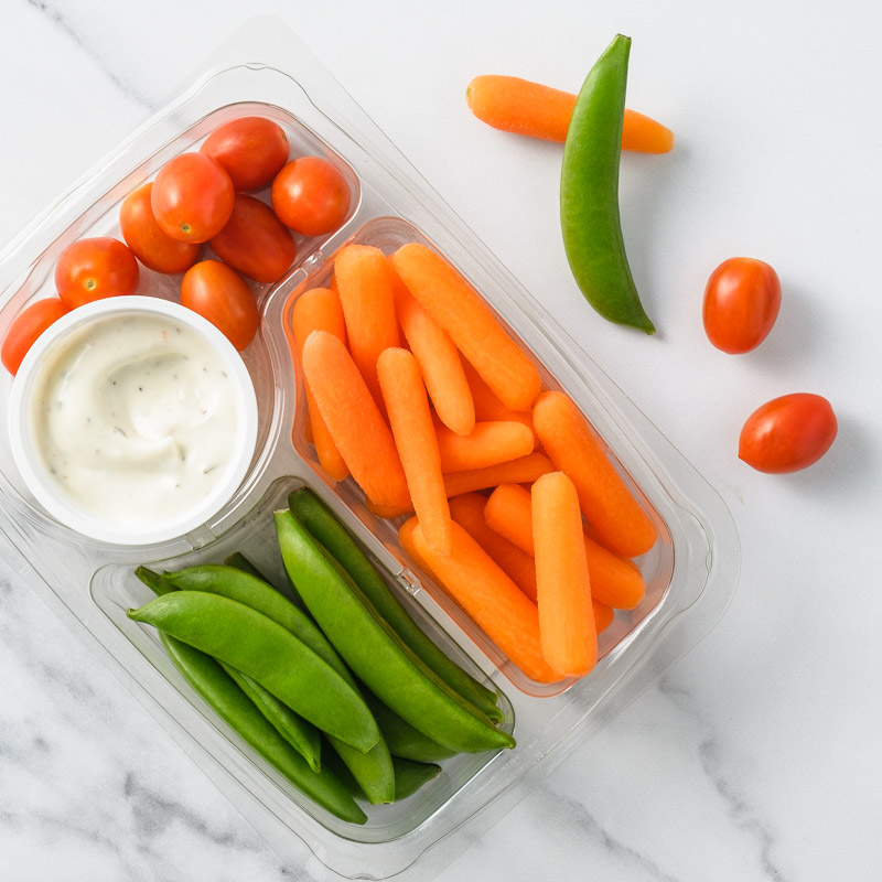 'Snap Happy' Veggie + Ranch Snack Pack | Hungryroot