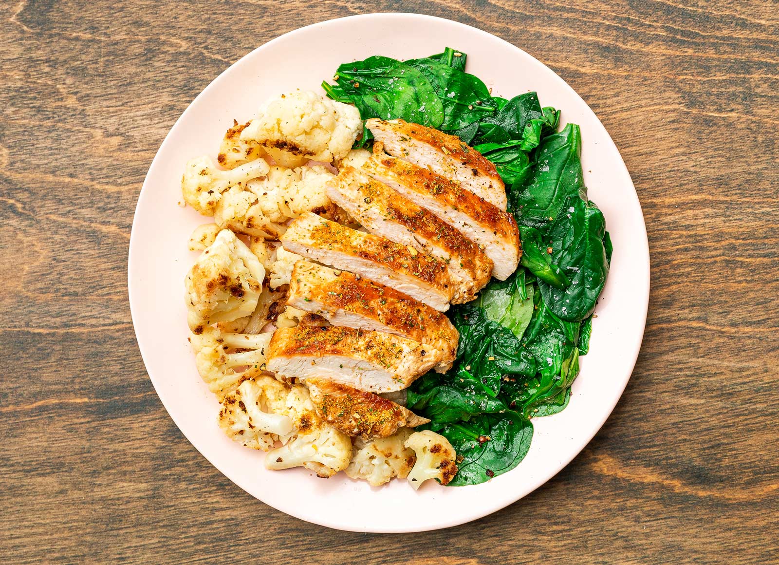 Garlicky Chicken Breast + Roasted Cauliflower | Hungryroot