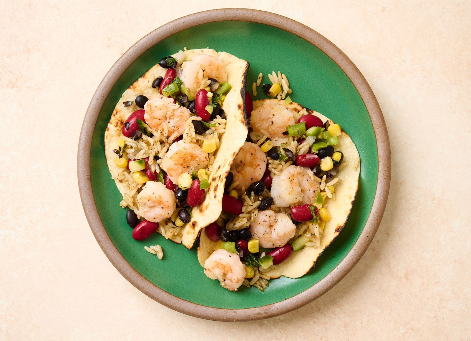 Shrimp + Cilantro Lime Rice Tacos | Hungryroot