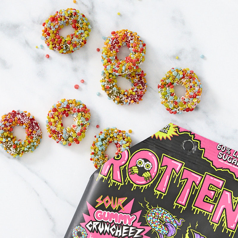 Sour Crunchy Gummy Rings | Hungryroot
