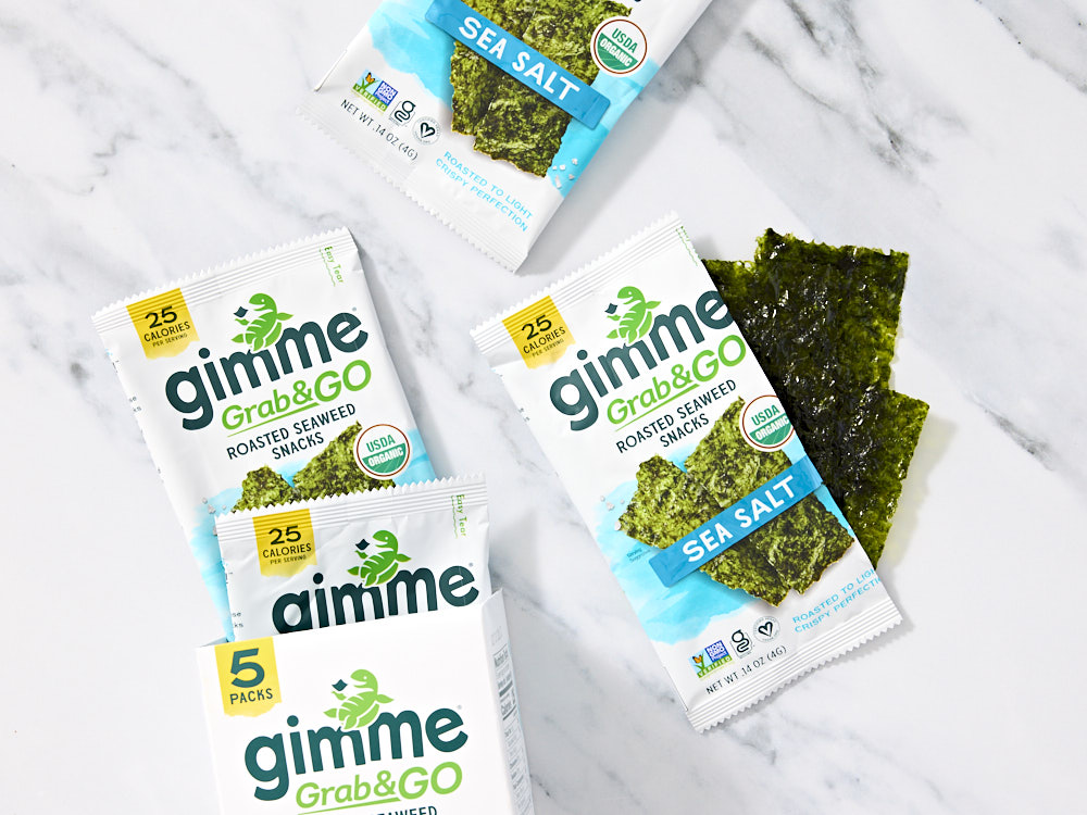 Organic Grab & Go Sea Salt Seaweed Snacks - 5 pack | Hungryroot