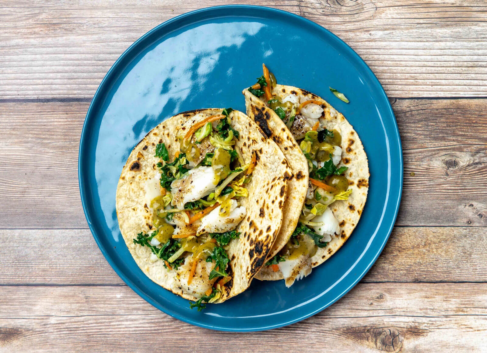 Green Chile Fish Tacos | Hungryroot