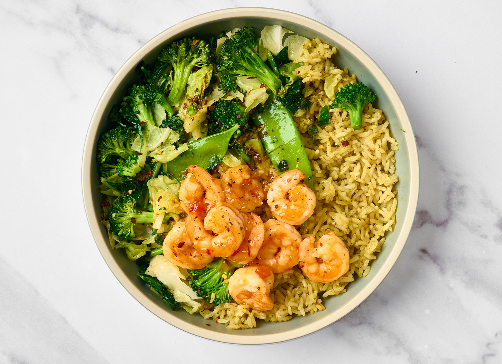 Sweet Chili Shrimp Over Rice | Hungryroot