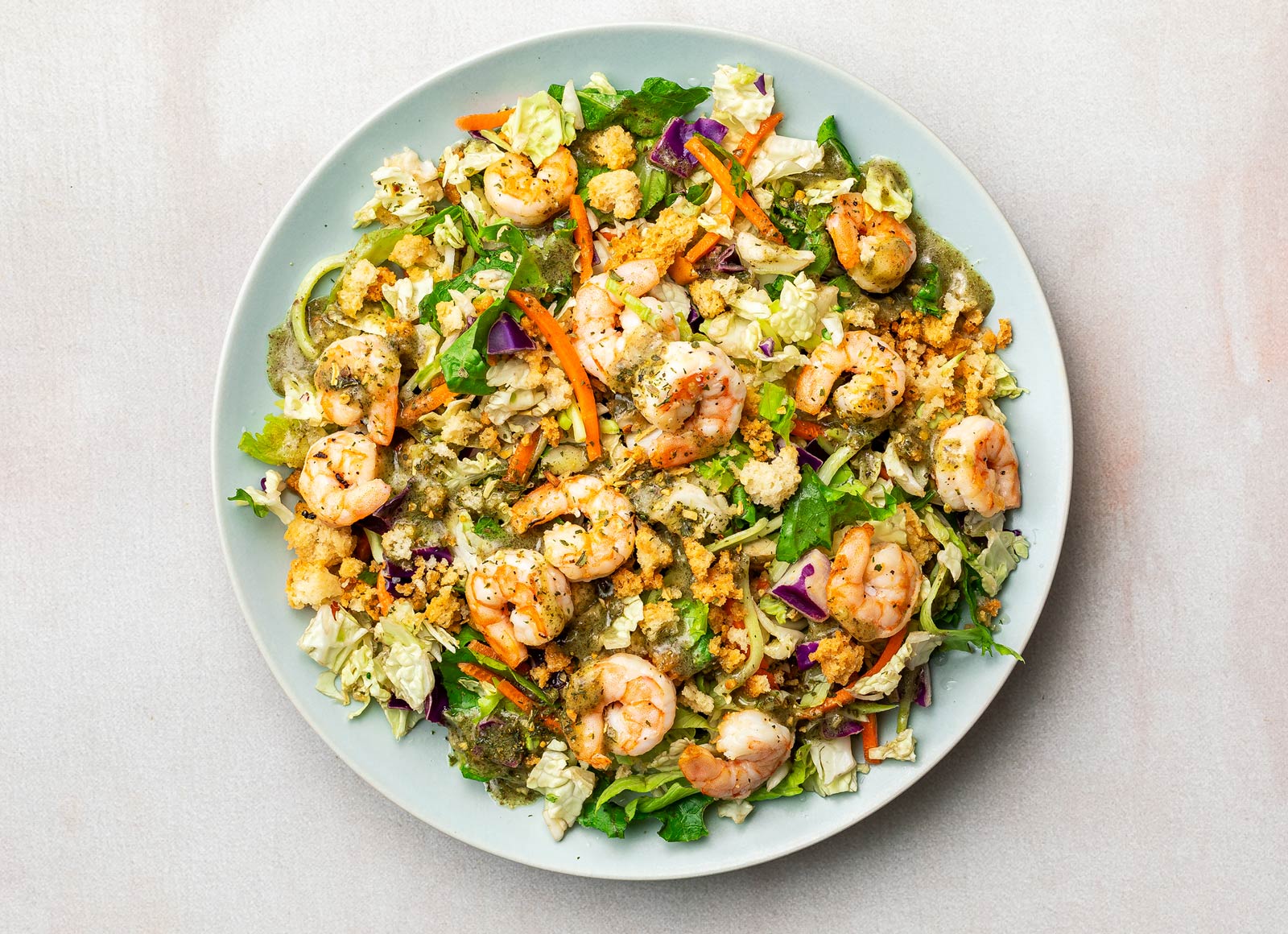 Gulf Shrimp Green Goddess Salad | Hungryroot