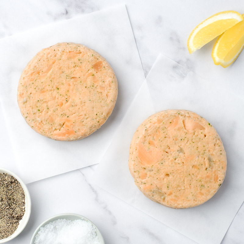 Wild Salmon Lemon Herb Burger | Hungryroot