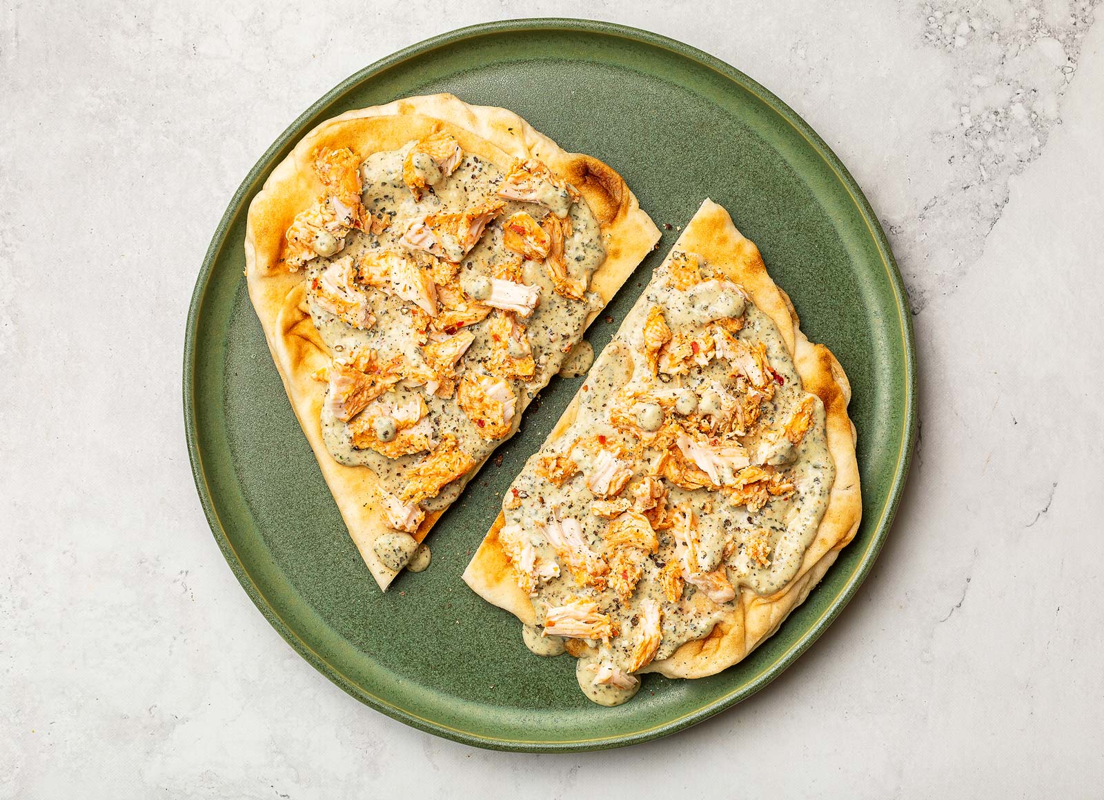 Chicken Spinach Artichoke Pizza | Hungryroot