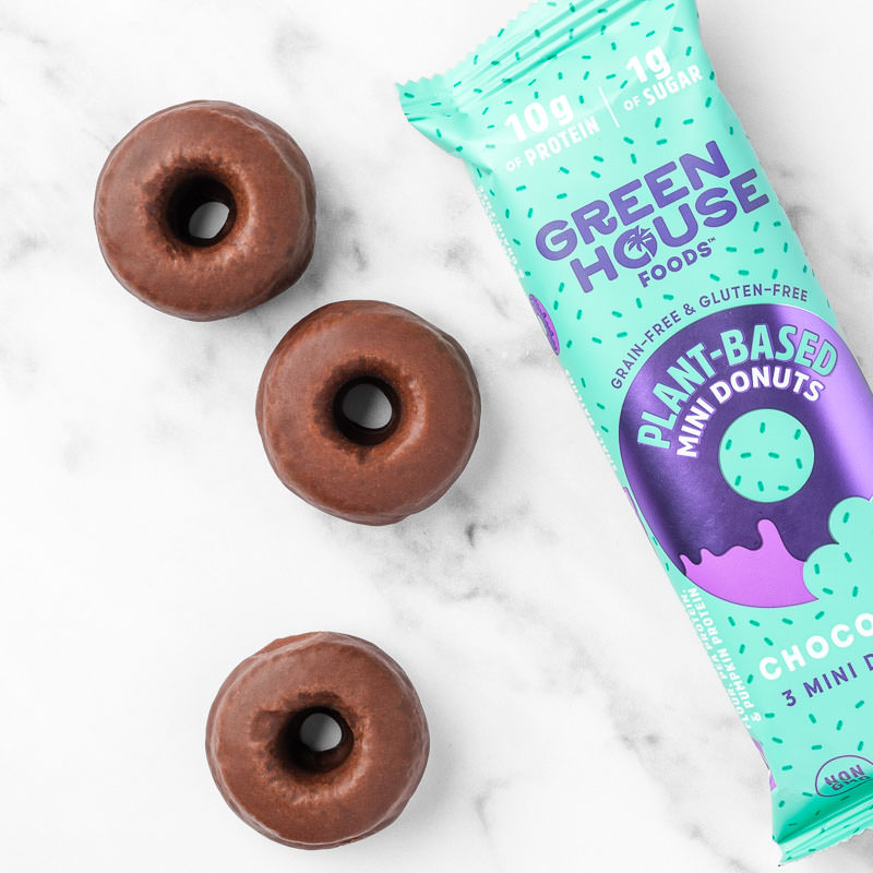 Plant-Based Mini Chocolate Donuts | Hungryroot