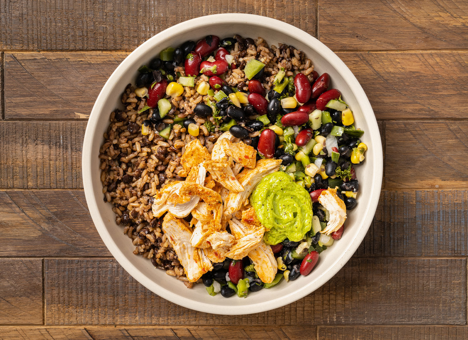 Protein-Packed Chicken Avocado Rice Bowl | Hungryroot
