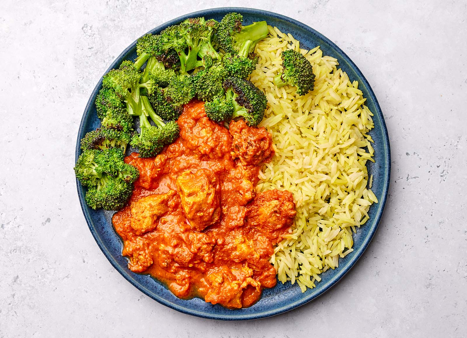 Chicken Tikka Masala + Rice with Broccoli | Hungryroot