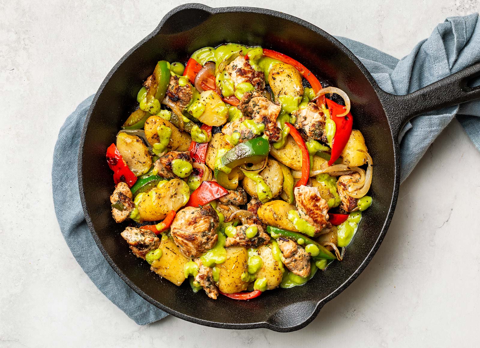 Chipotle Turkey + Avocado Rosemary Skillet Hash | Hungryroot