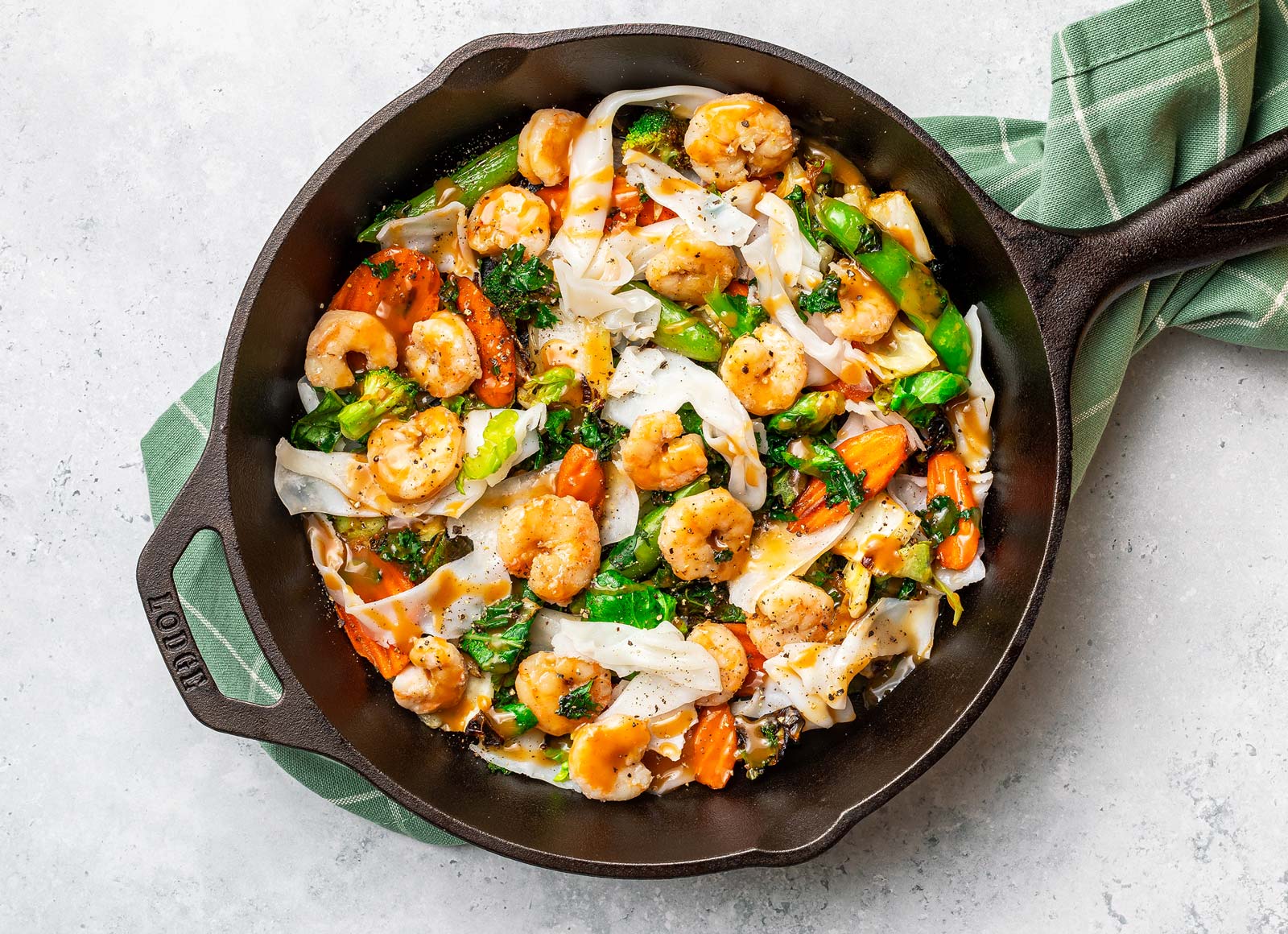 Thai-Inspired Shrimp Rice Noodles | Hungryroot