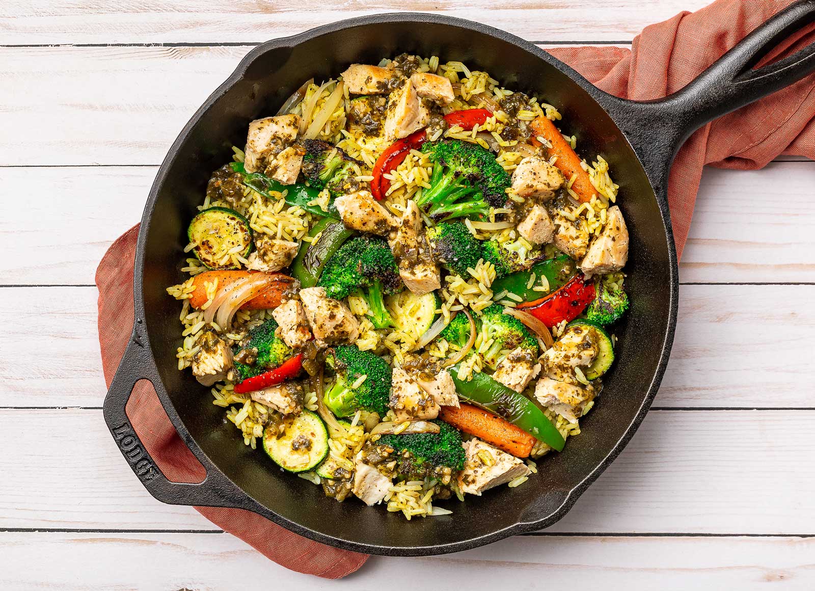 Cilantro Lime Chicken + Veggie Fried Rice | Hungryroot