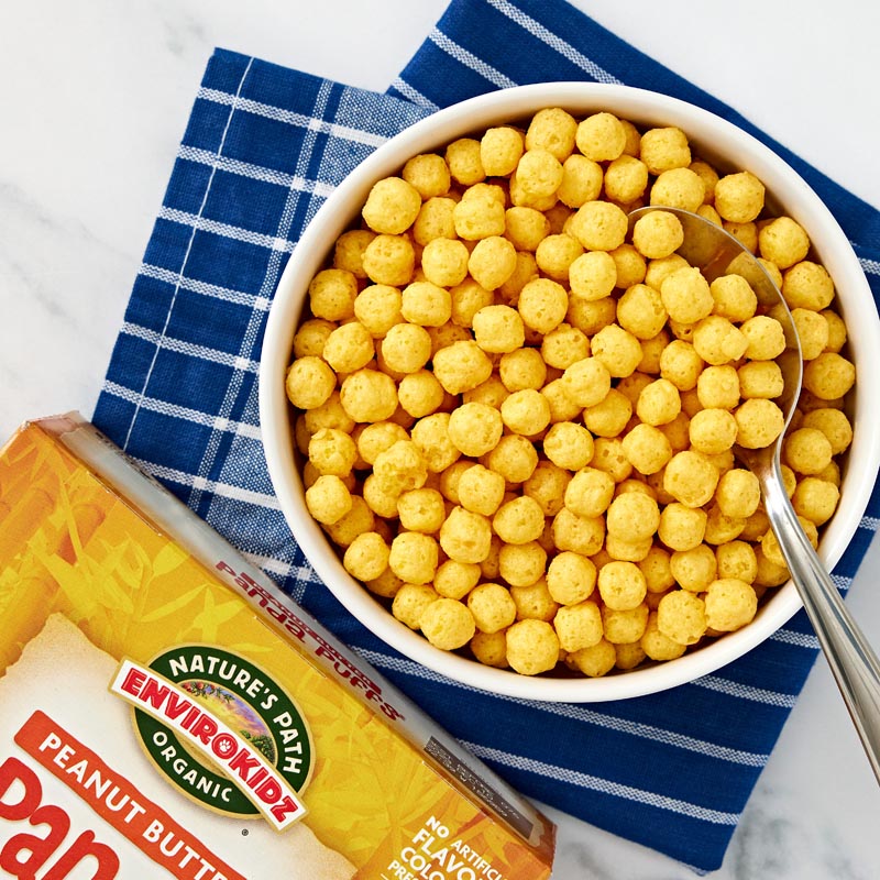 Organic Peanut Butter Panda Puffs Cereal | Hungryroot