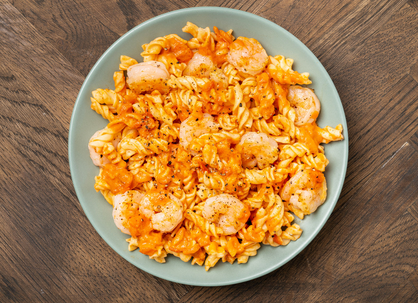 Shrimp Fusilli alla Vodka | Hungryroot