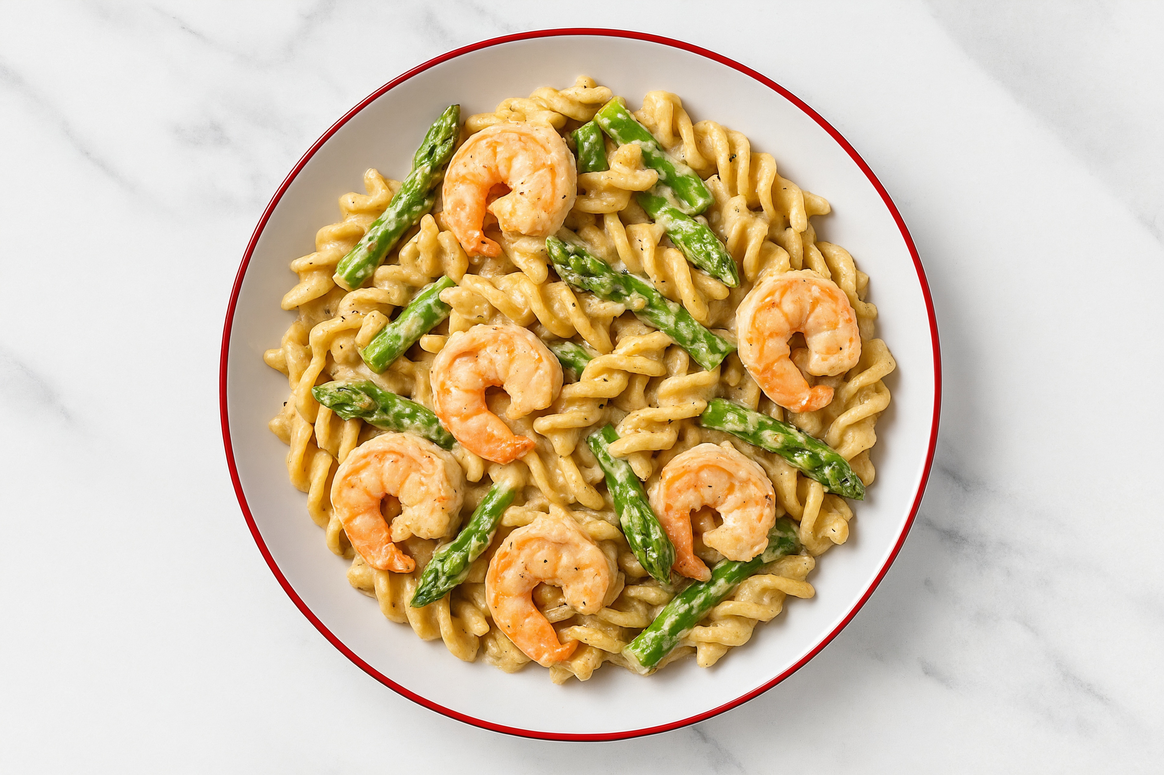 Creamy Shrimp Fusilli Primavera | Hungryroot