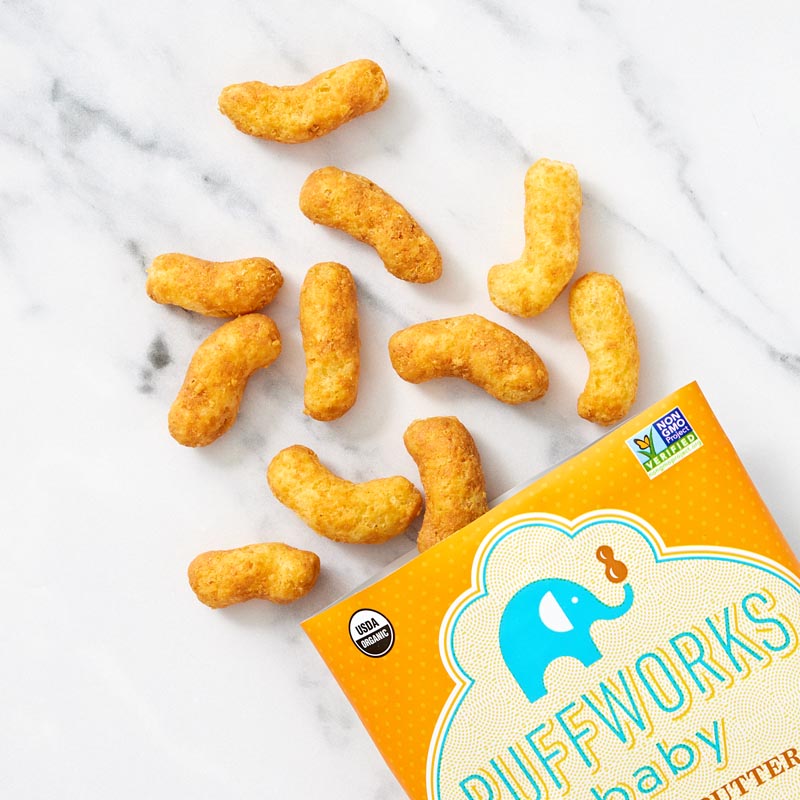 Organic Baby Peanut Butter Puffs | Hungryroot