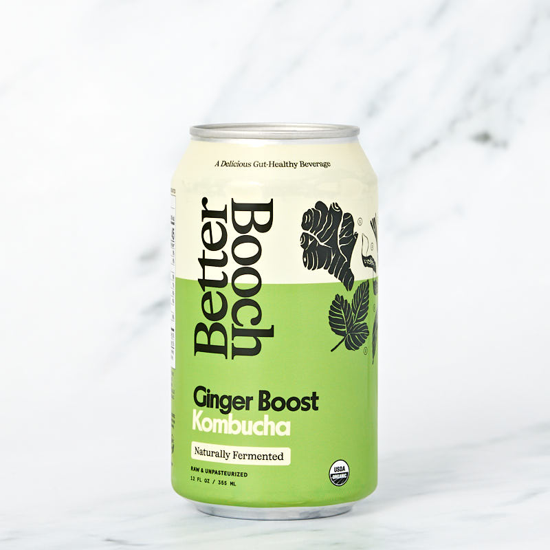 Organic Ginger Boost Kombucha | Hungryroot
