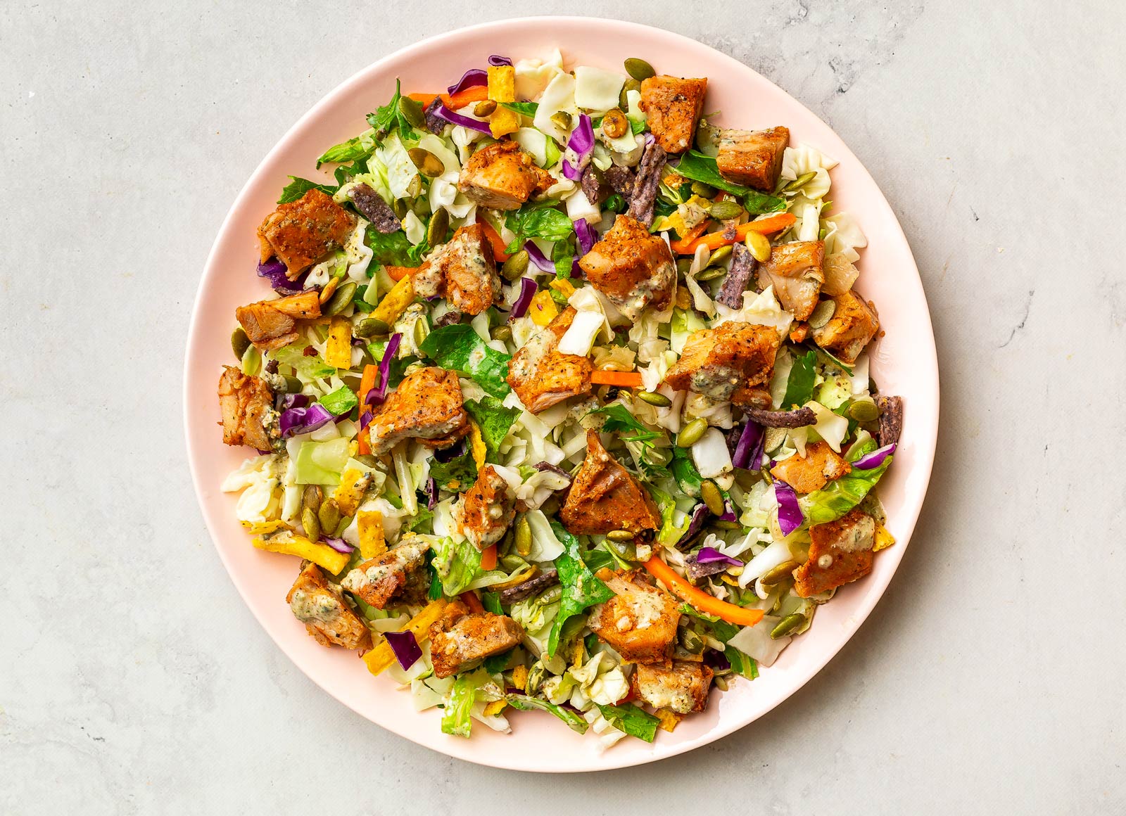 Rotisserie Chicken Southwest Salad | Hungryroot