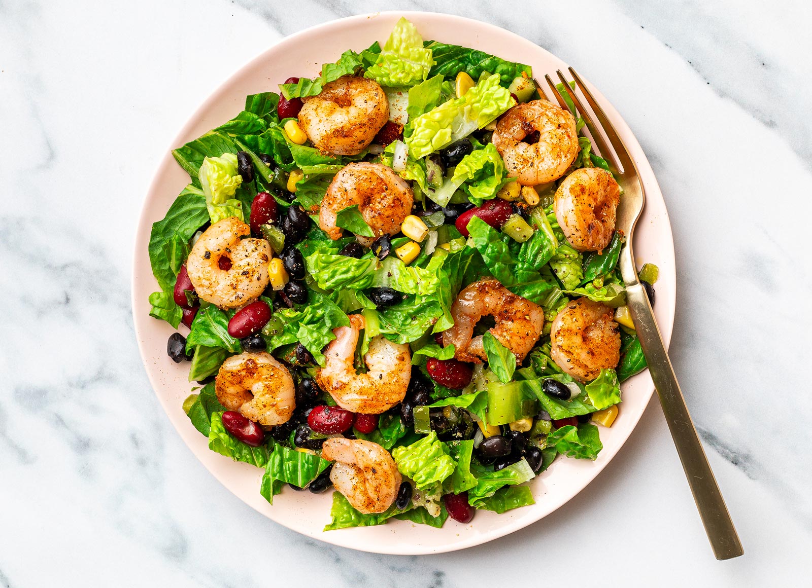 Zesty Shrimp Taco Salad | Hungryroot