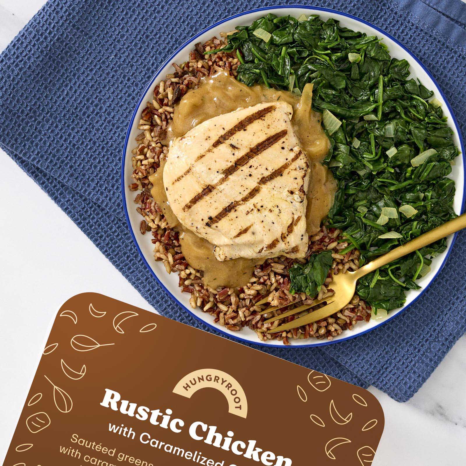 Rustic Chicken with Caramelized Onions | Hungryroot