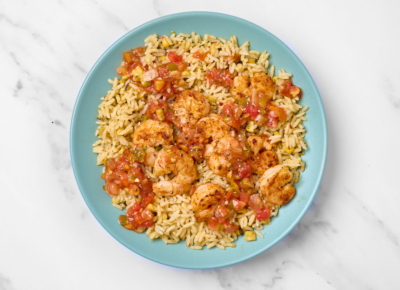 Zesty Shrimp Rice Bowl with Pico de Gallo | Hungryroot