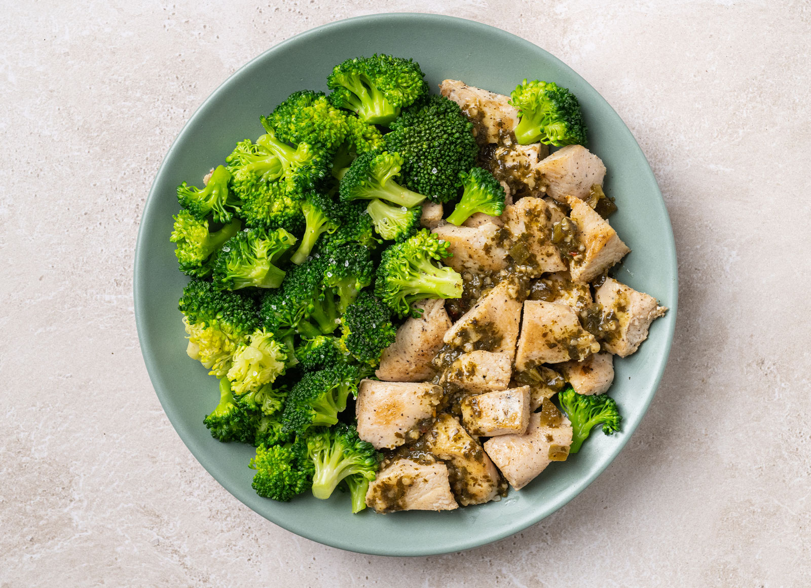 Cilantro Lime Chicken + Steamed Broccoli | Hungryroot