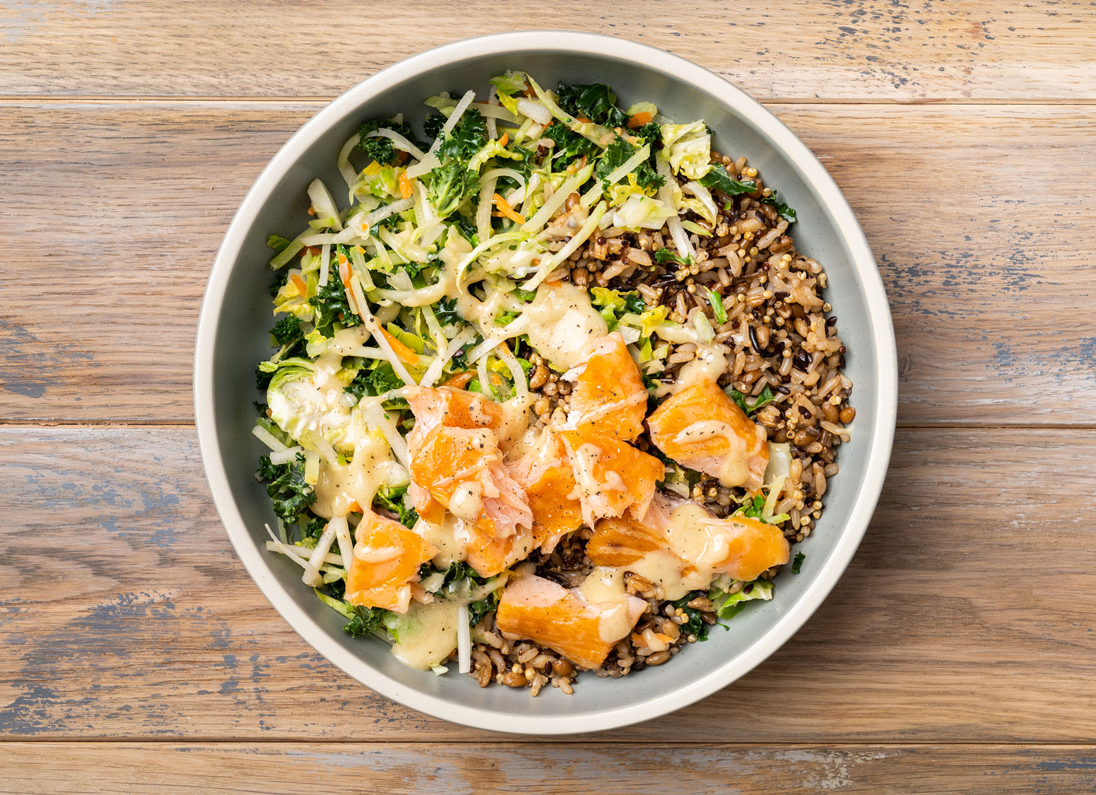 Super Smoked Salmon Grain Bowl | Hungryroot