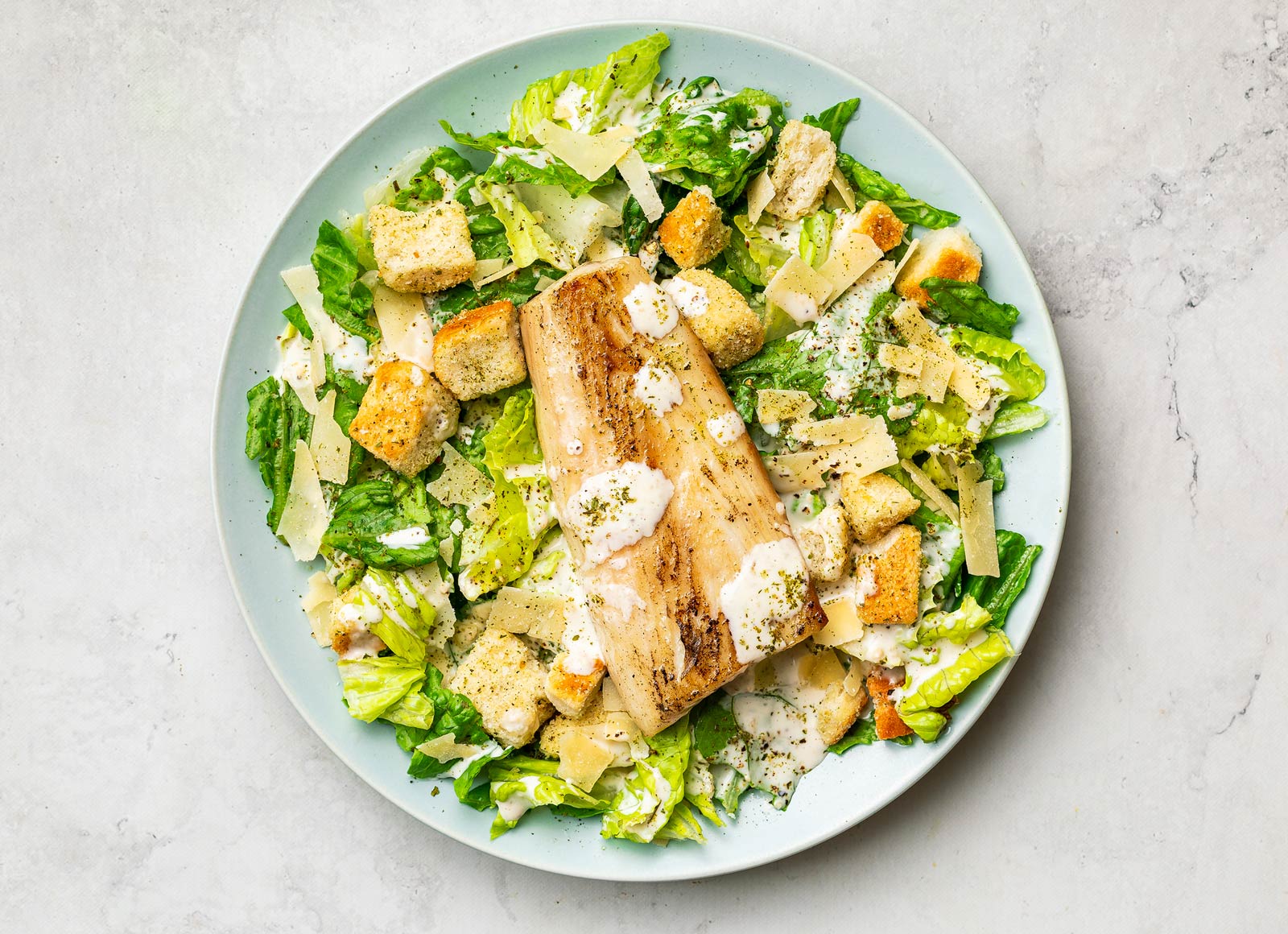 Seared Mahi Mahi Caesar Salad | Hungryroot