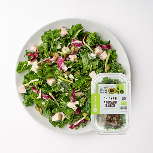 Chicken Avocado Ranch Salad Kit | Hungryroot
