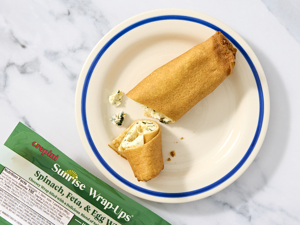 Sunrise Wrap-Ups: Spinach, Feta & Egg White | Hungryroot