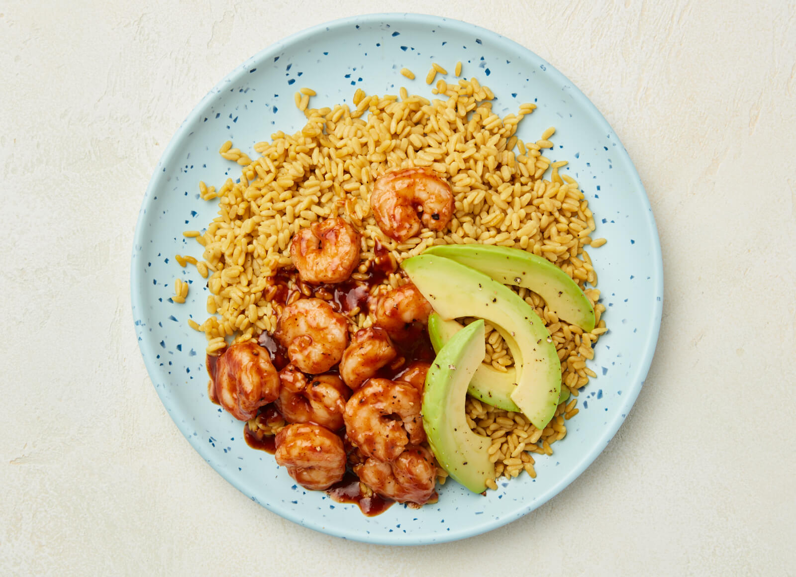 Shrimp Mole + Cilantro Rice | Hungryroot